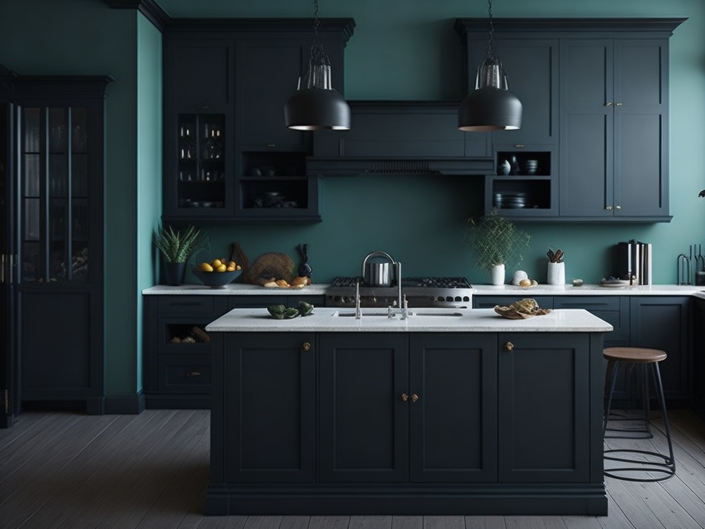 Best Paint Color Schemes for Kitchens with Dark Cabinets | Iconic Linen