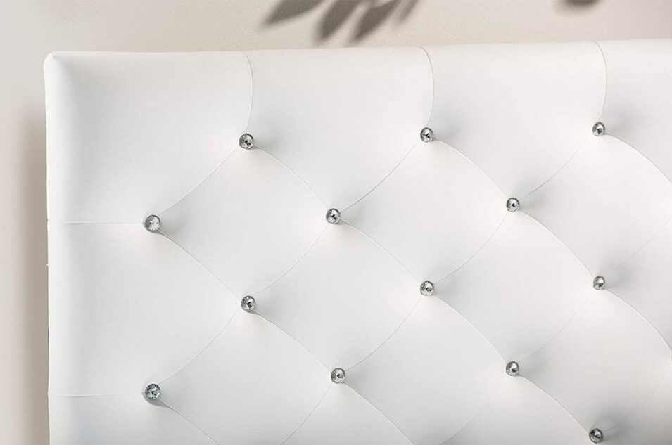 Diamond Tufted Headboards with Crystal Buttons - Luxury Bedroom Style ...