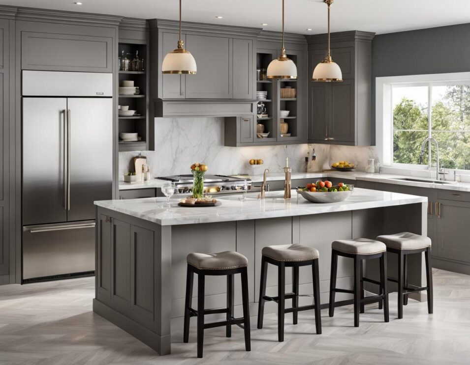 Kitchens with Gray Flooring: Design Ideas and Material Options | Iconic ...