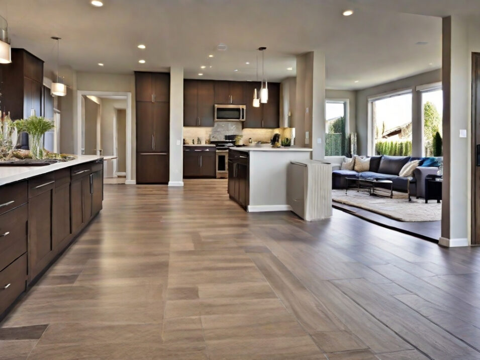 How to Transition Flooring Flawlessly from Kitchen to Family Room ...