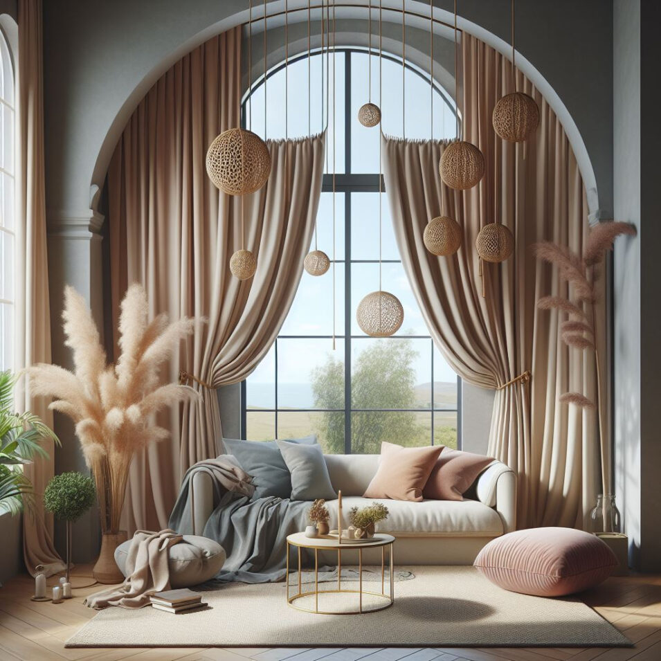 How to Hang Curtains on Arched Window Easily | Iconic Linen